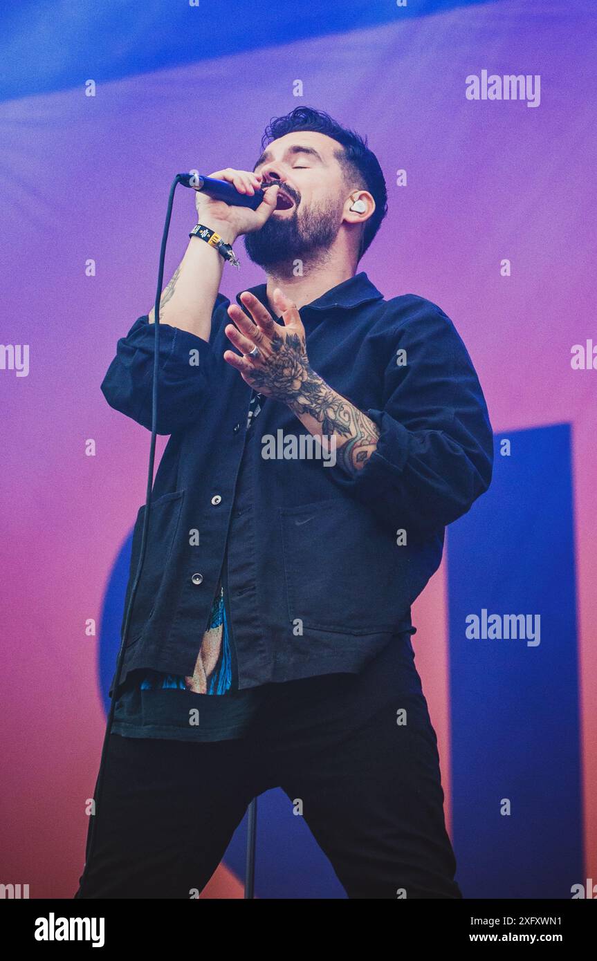 The Danish rock band, Siamese, performed at Copenhell Festival 2024 ...
