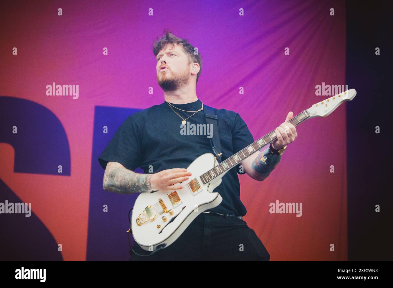 The Danish rock band, Siamese, performed at Copenhell Festival 2024 ...