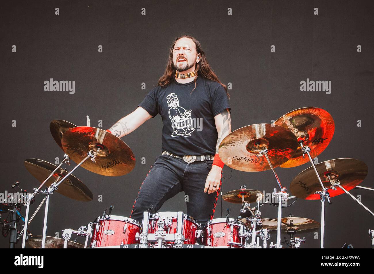 The german heavy metal Accept band performed at Danish Copenhell ...