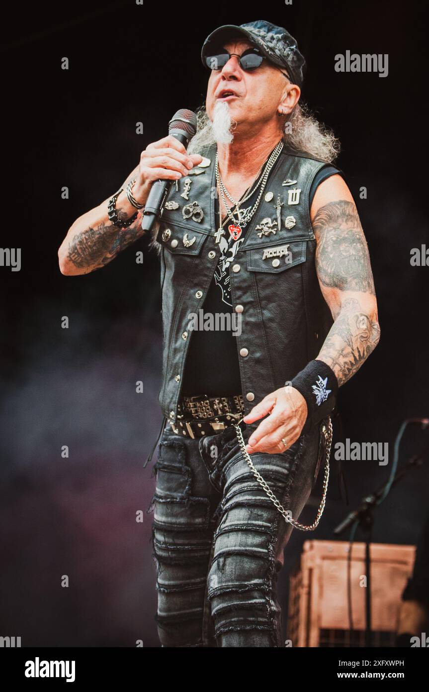 The german heavy metal Accept band performed at Danish Copenhell ...