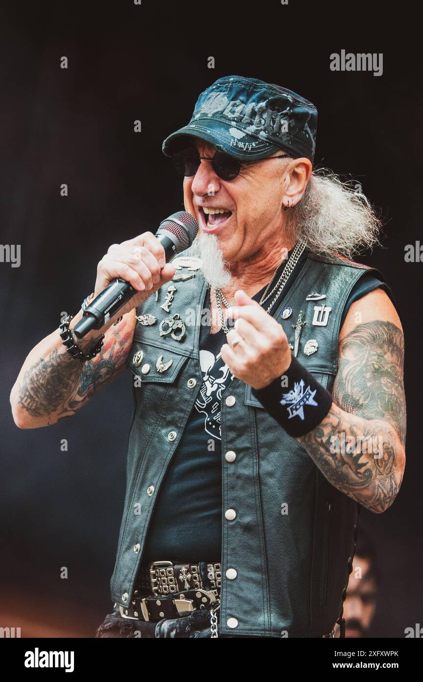 The german heavy metal Accept band performed at Danish Copenhell ...