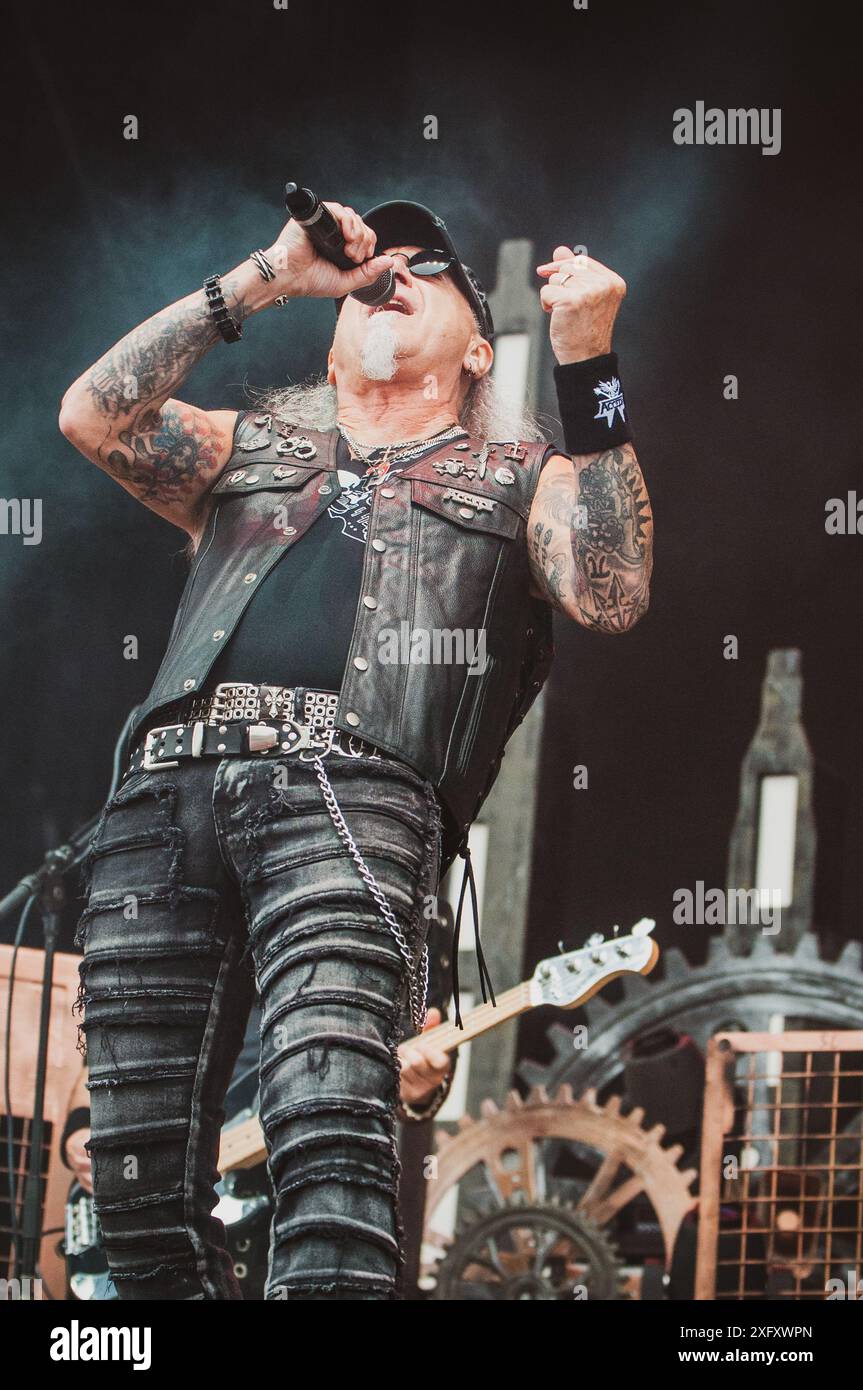 The german heavy metal Accept band performed at Danish Copenhell ...