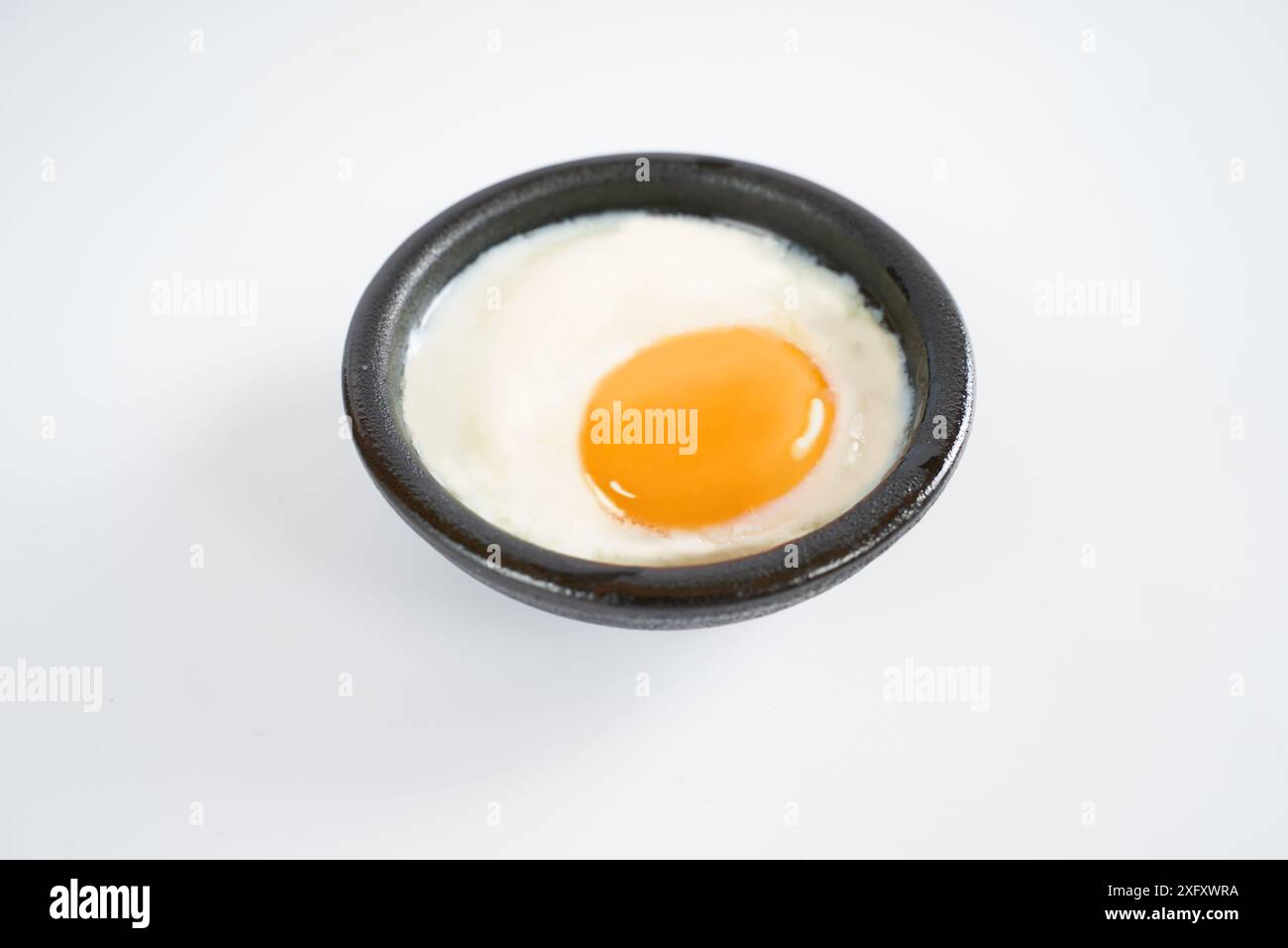 Onsen tamago (Unlike with soft boiled egg, its yolk is hard while its ...