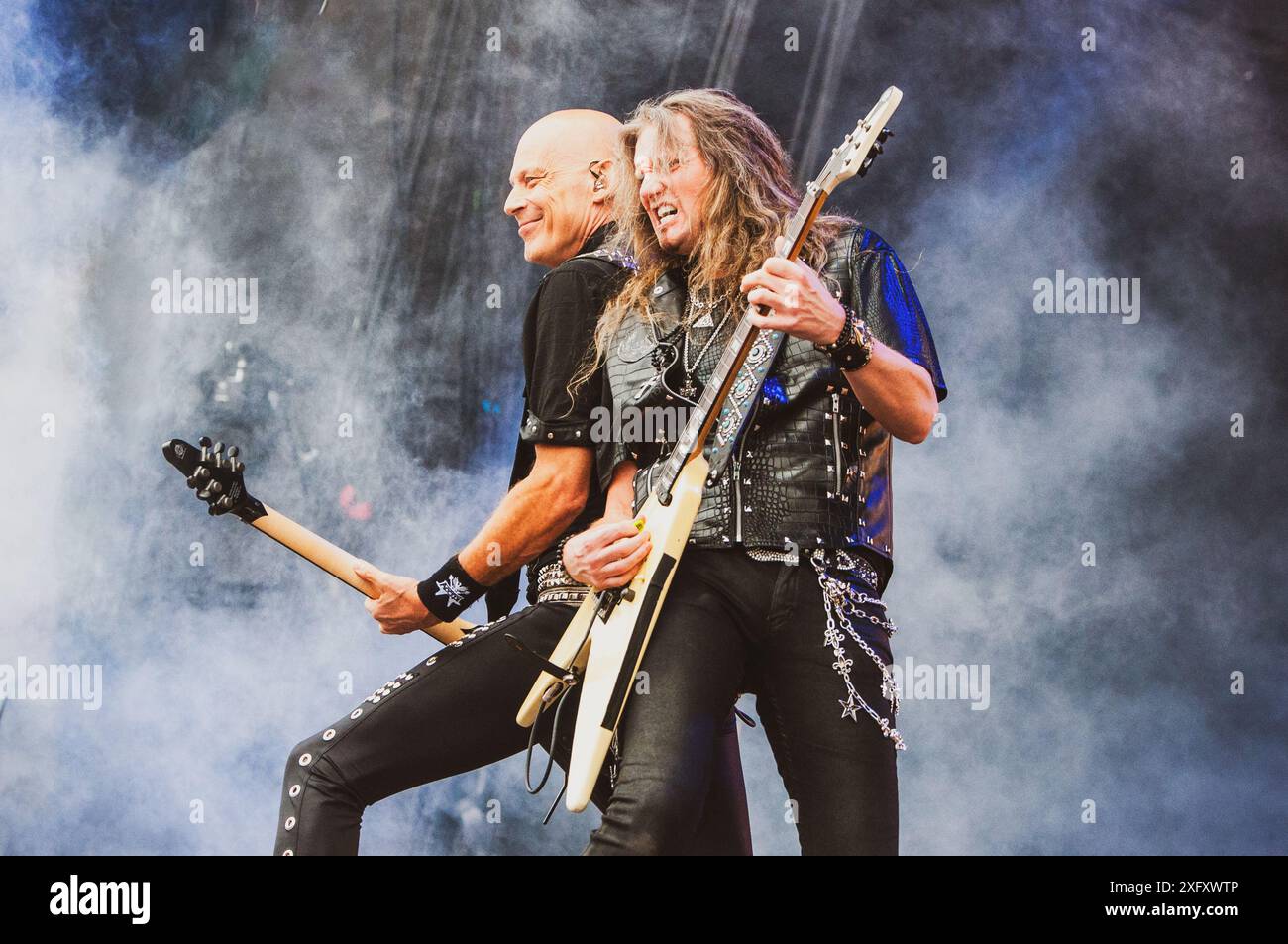 The german heavy metal Accept band performed at Danish Copenhell ...