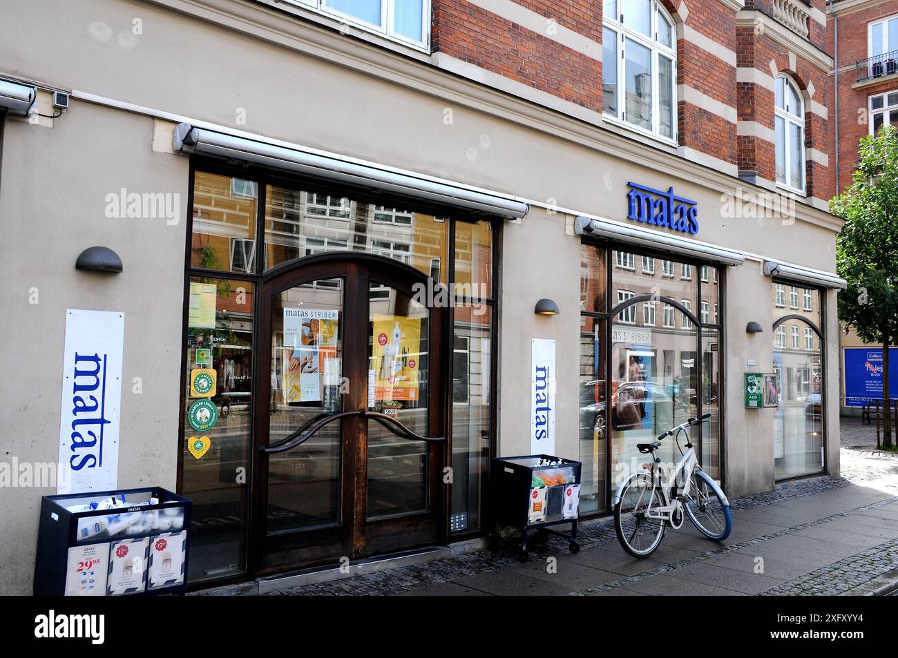 Copenhagen/ Denmark/05 July 2024/Matas stoe in danish capitall ...