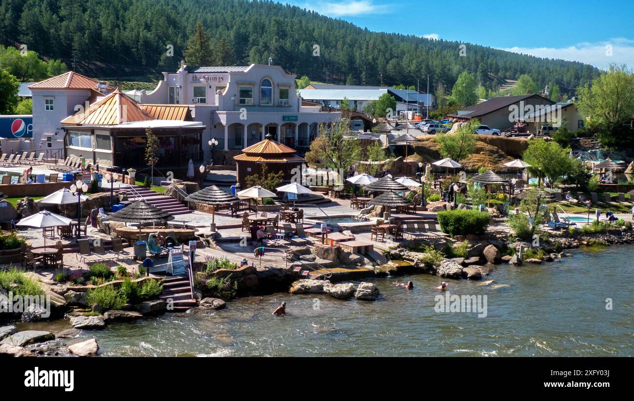 Pagosa Springs, Colorado is famous for it's natural hot springs and ...