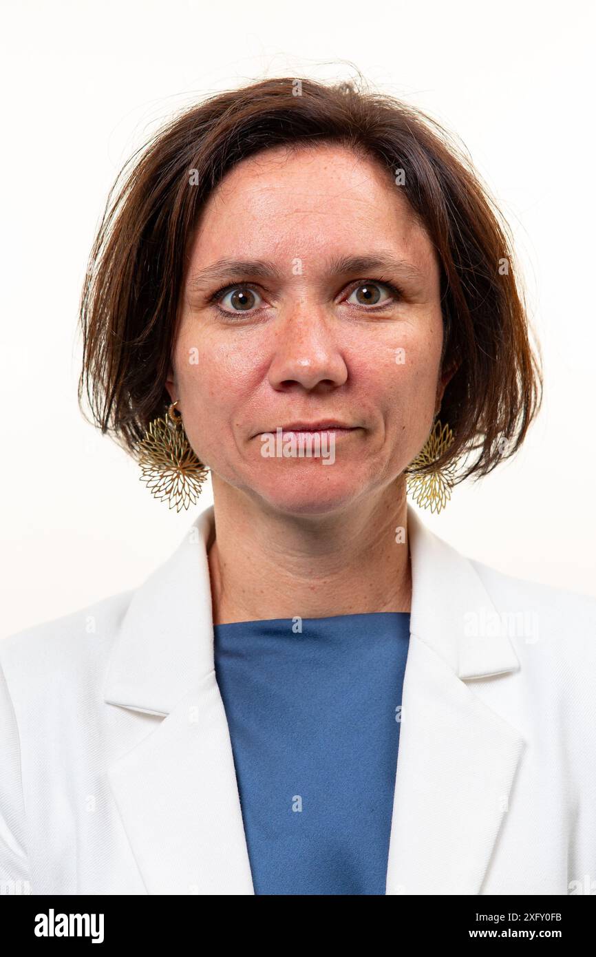 Brussels, Belgium. 04th July, 2024. Open VLD's Irina De Knop poses ...