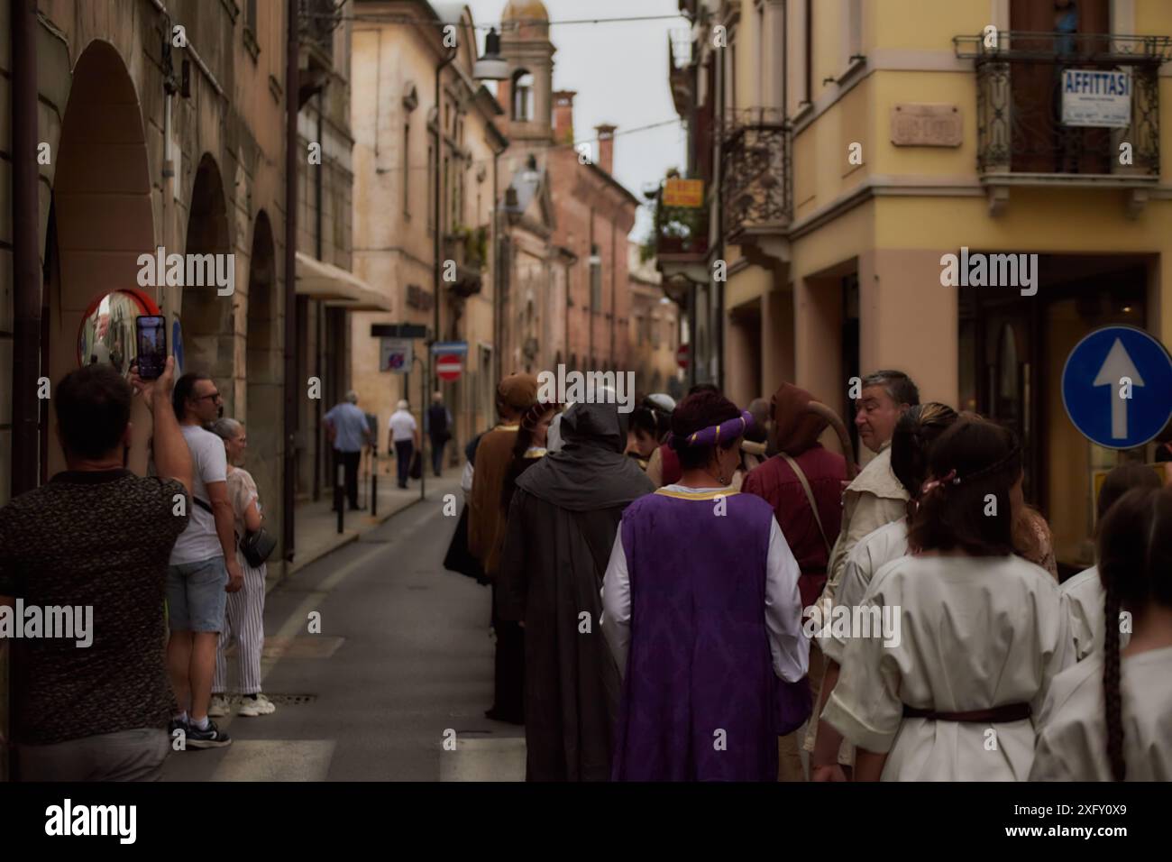 Medieval Walk in Badia Polesine Stock Photo - Alamy