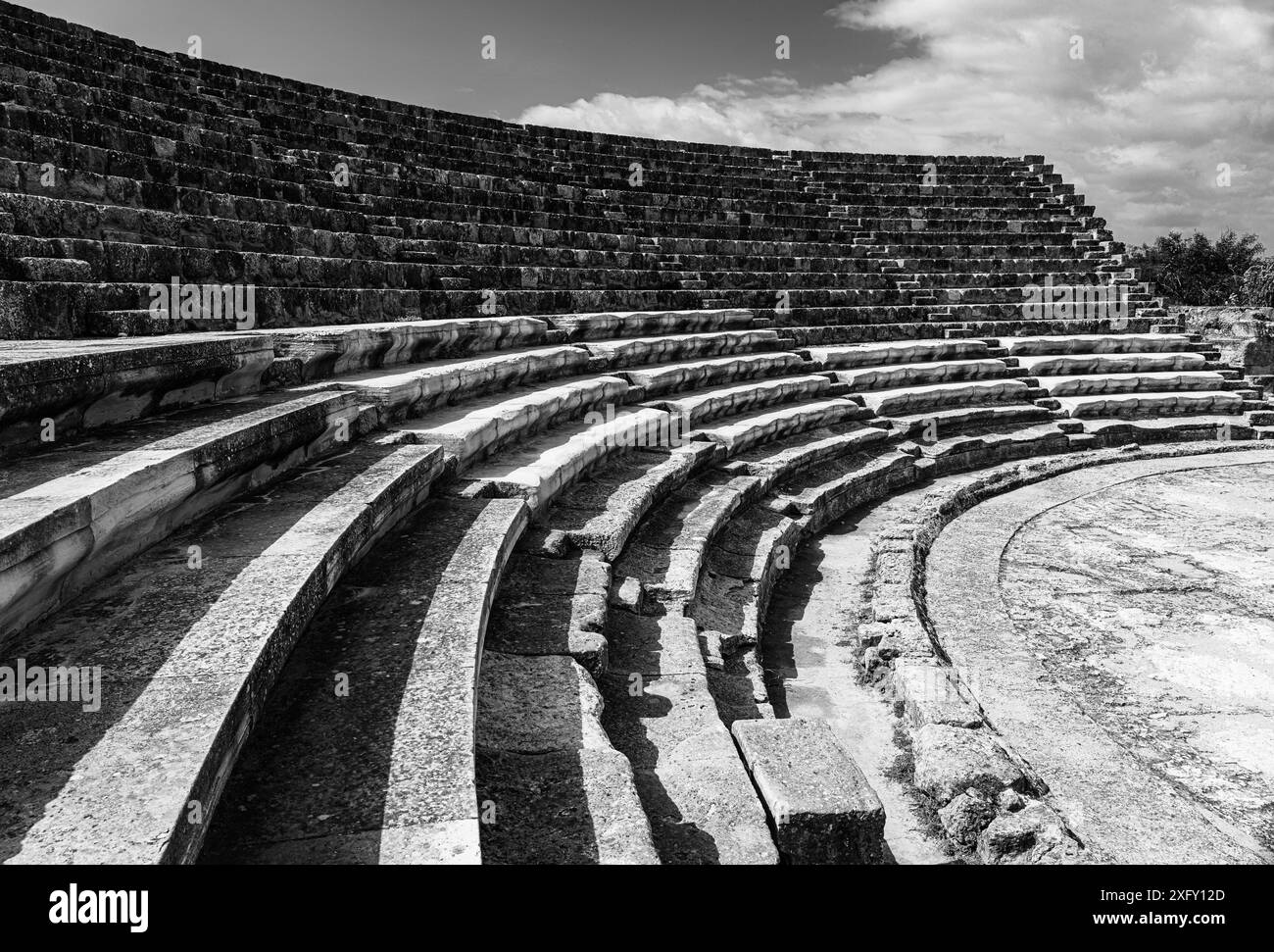 Salamis ancient municipal theater hi-res stock photography and images - Alamy