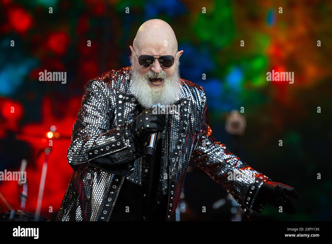 Rob halford singer for judas priest hi-res stock photography and images ...