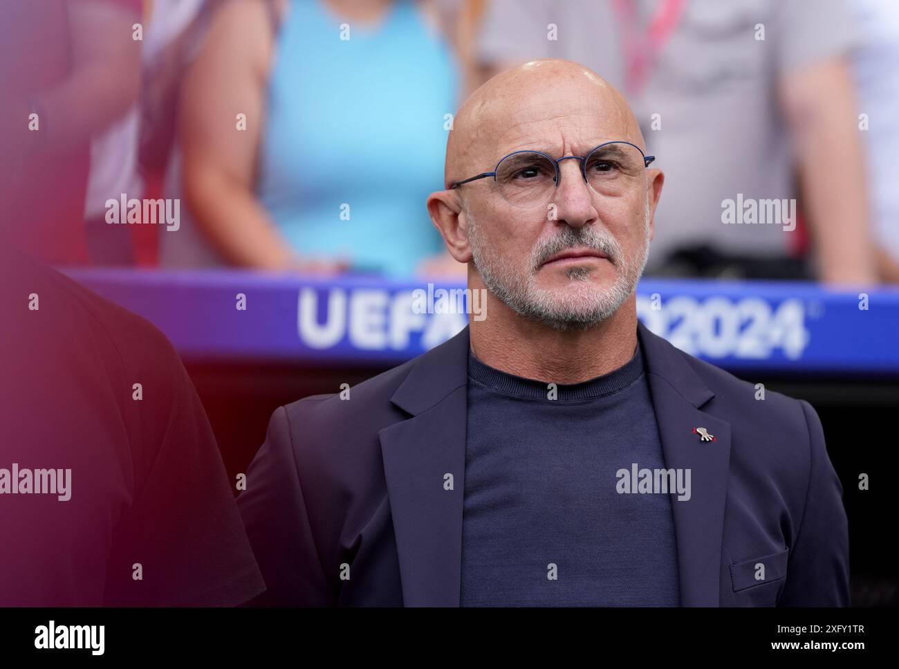 Spain manager Luis de la Fuente before the UEFA Euro 2024, quarter ...