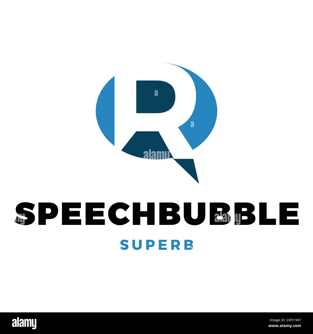 Speech bubble icon logo design hi-res stock photography and images - Alamy