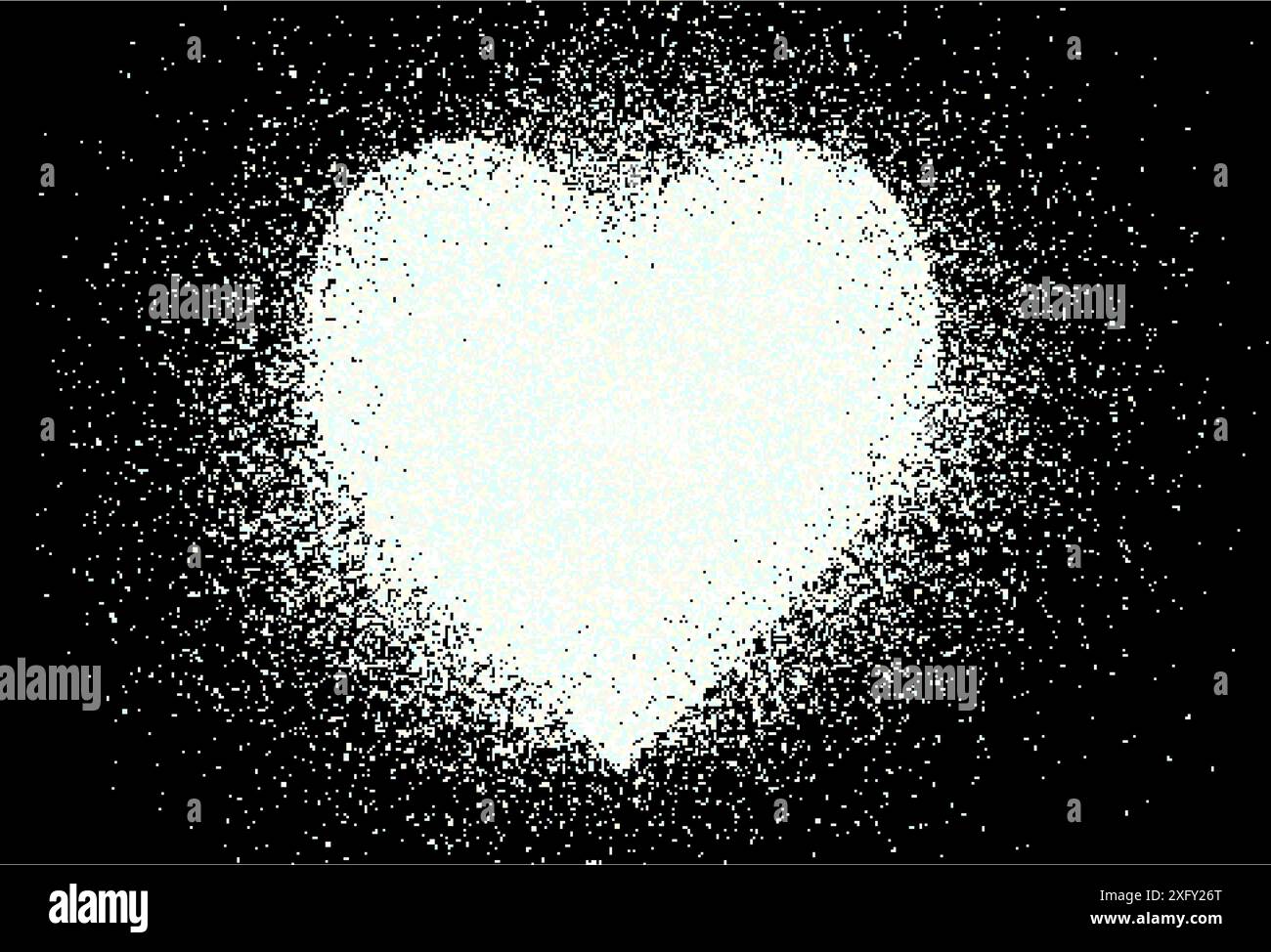 White salt or sugar powder, flying dust particles. Crystal of dust ...