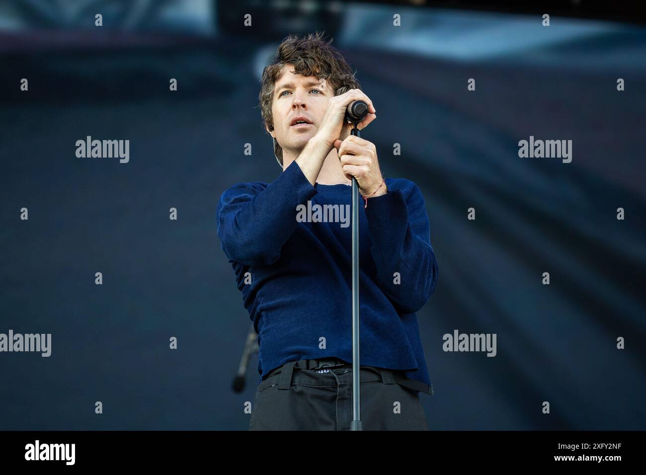 Brendan Yates of Turnstile at Tons of Rock Festival in Norway in June ...
