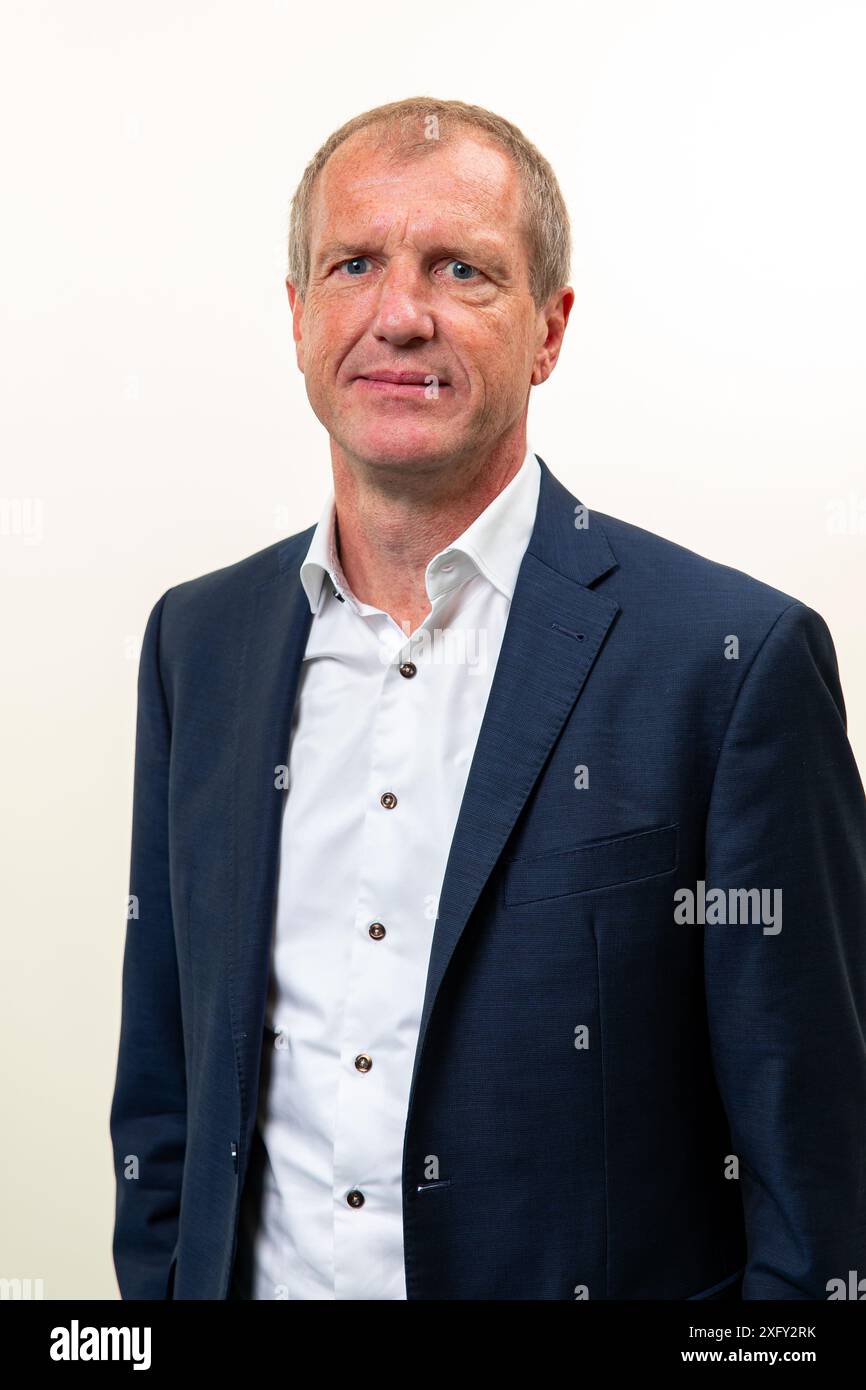 Brussels, Belgium. 04th July, 2024. Vooruit's Jan Bertels poses during ...