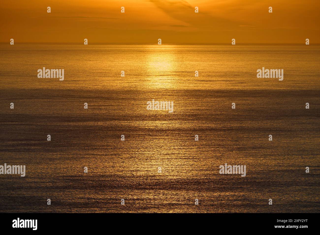 Sea, Sky, Sunset, Summer, St. George's Channel Strait, St Davids ...