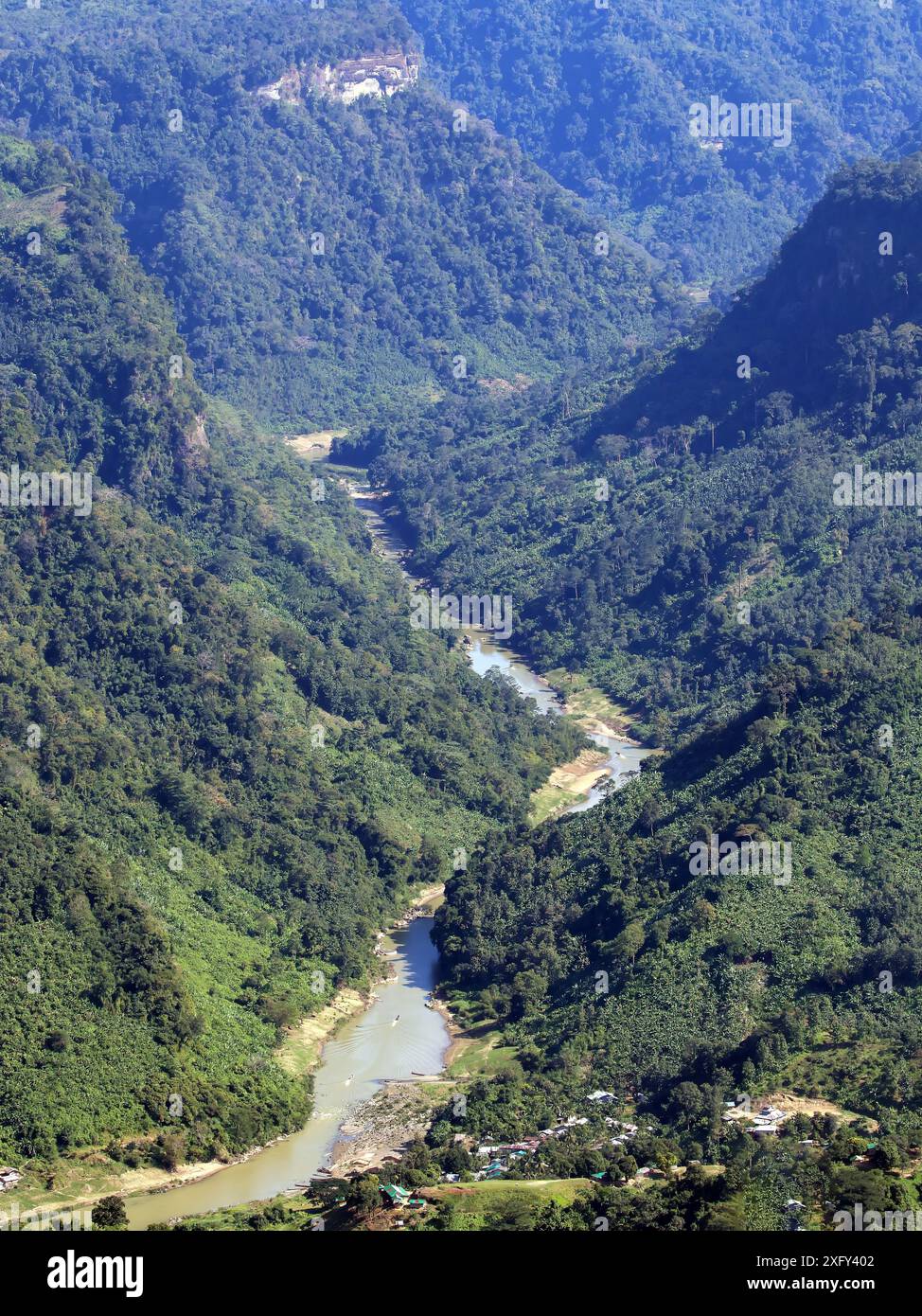 photo of sangu river from top.this photo was taken from Thanchi ...