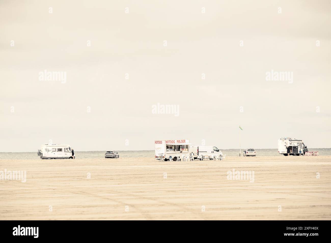 Beach on Romö Denmark Stock Photo - Alamy