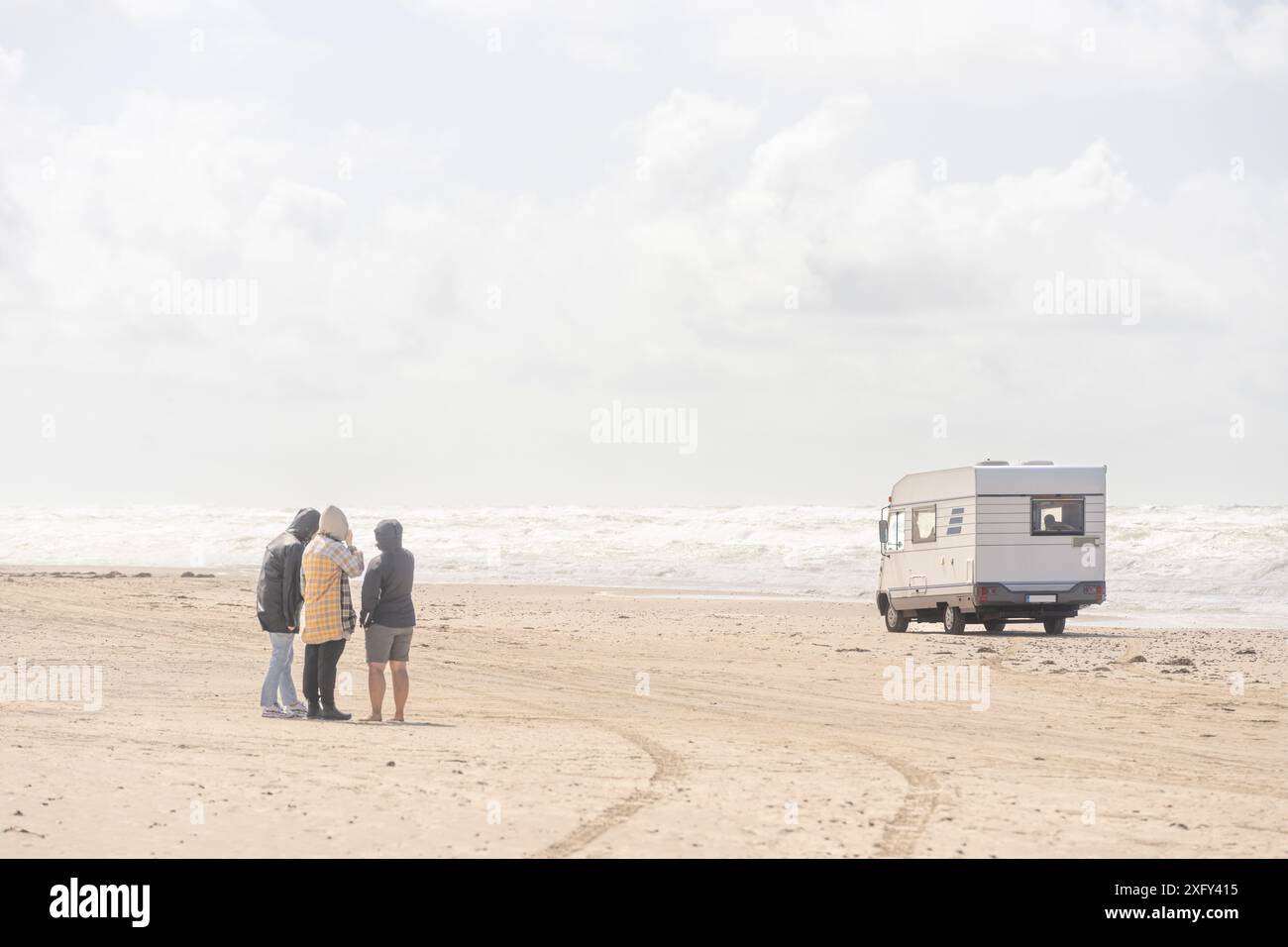 Beach on Romö Denmark Stock Photo - Alamy