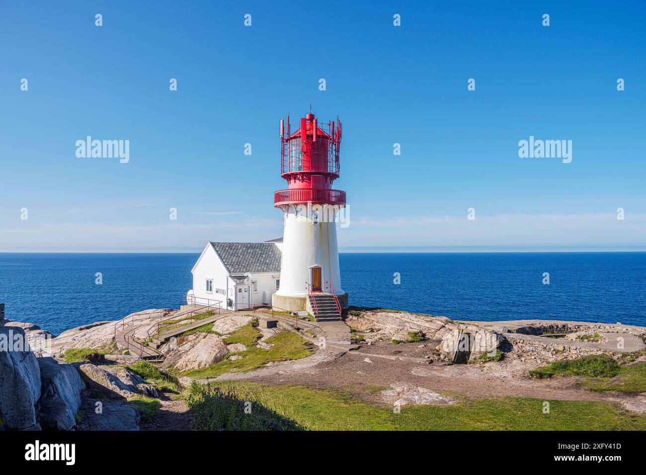 Lindesnes lighthouse Norway Stock Photo - Alamy