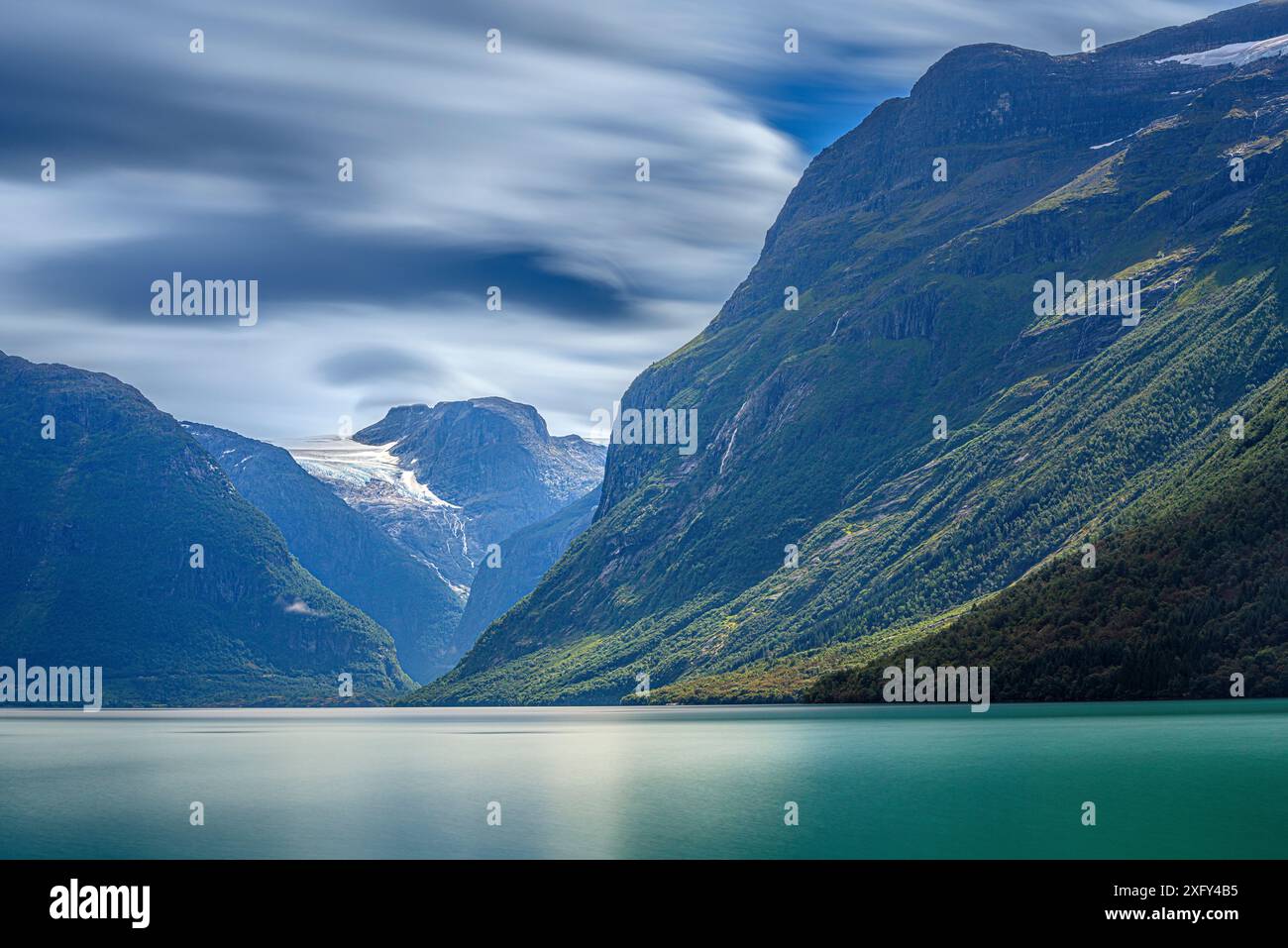 Jostedalsbreen National Park Glacial Lake Norway Stock Photo - Alamy