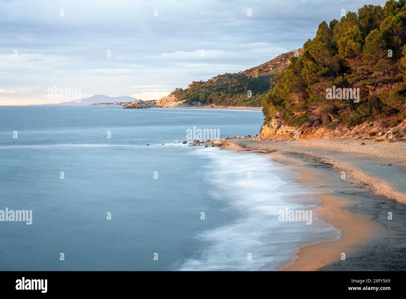 Beach landscape in Spain Stock Photo - Alamy