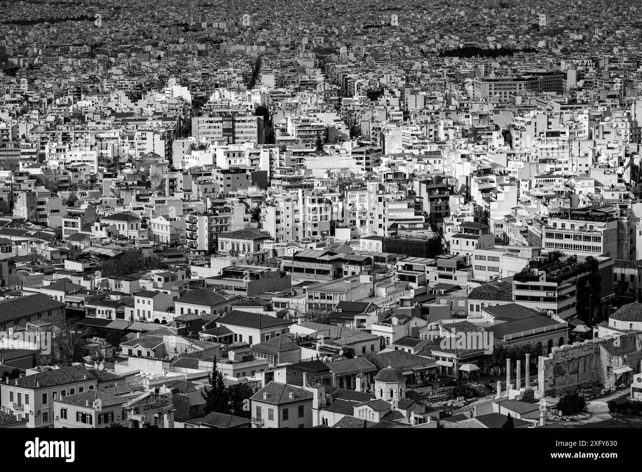 Athens Attica Greece. Beautiful capital city. View from above Stock ...