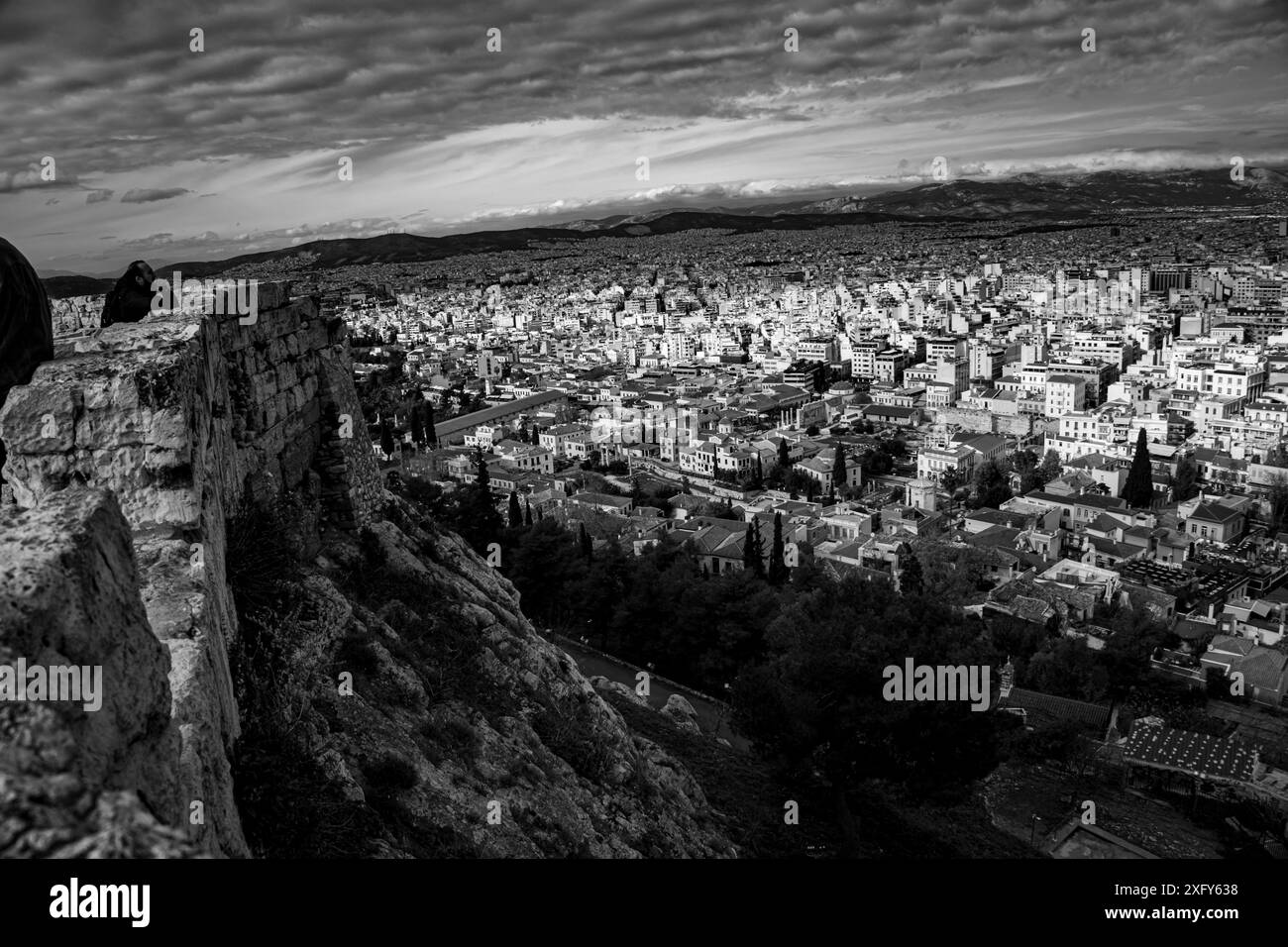 Athens Attica Greece. Beautiful capital city. View from above Stock ...