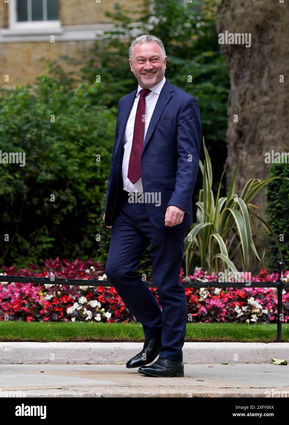 Labour MP Steve Reed arrives at 10 Downing Street, London, following ...