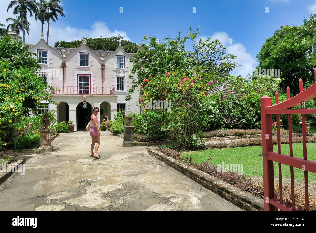 St. Nicholas, a colonial mansion on Barbados, Caribbean. Caribbean ...
