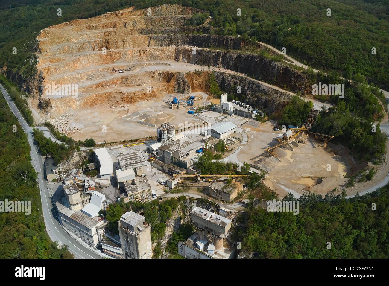 Aerial drone footage construction material hi-res stock photography and ...