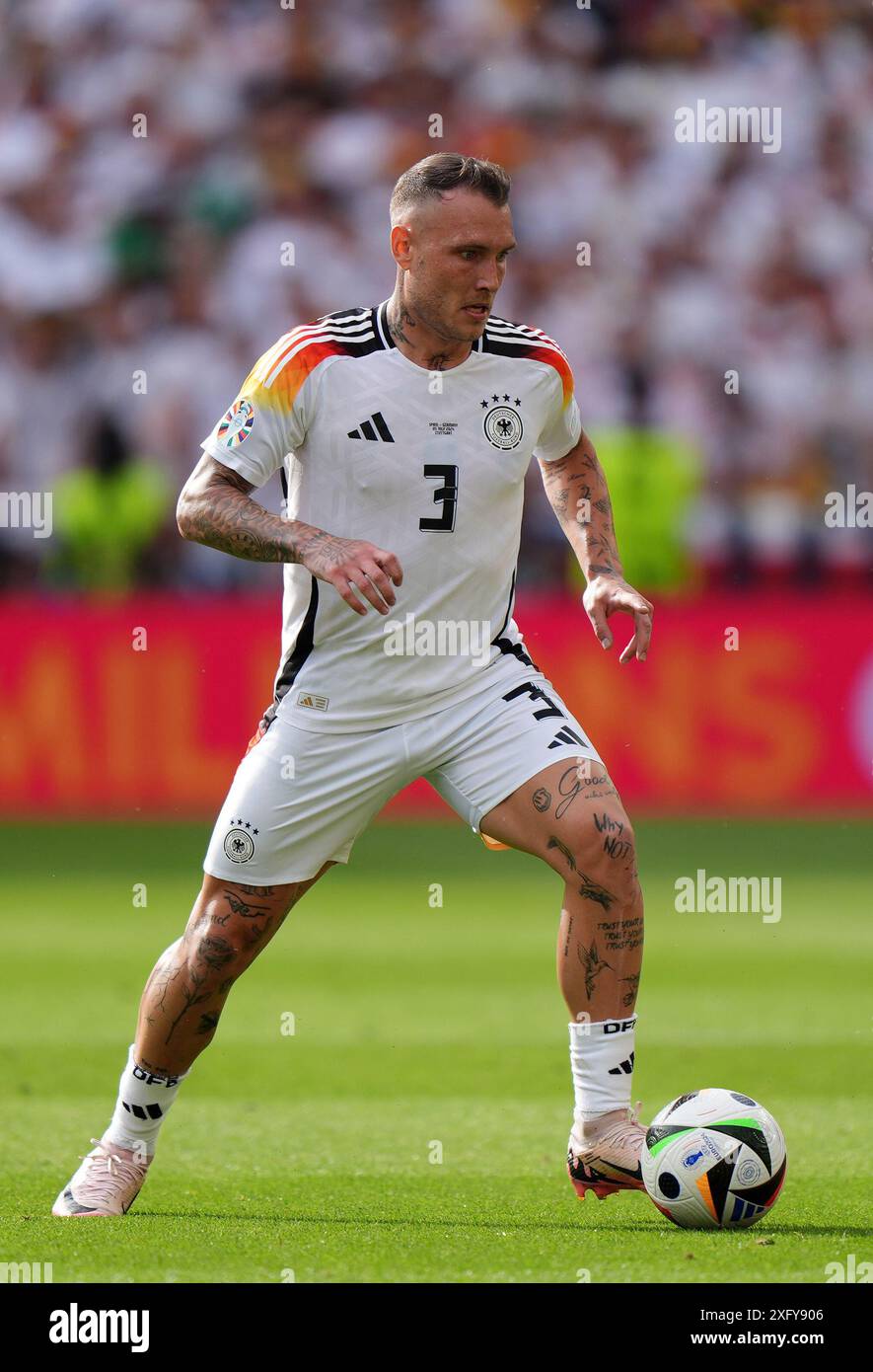 Germany's David Raum during the UEFA Euro 2024, quarter-final match at ...