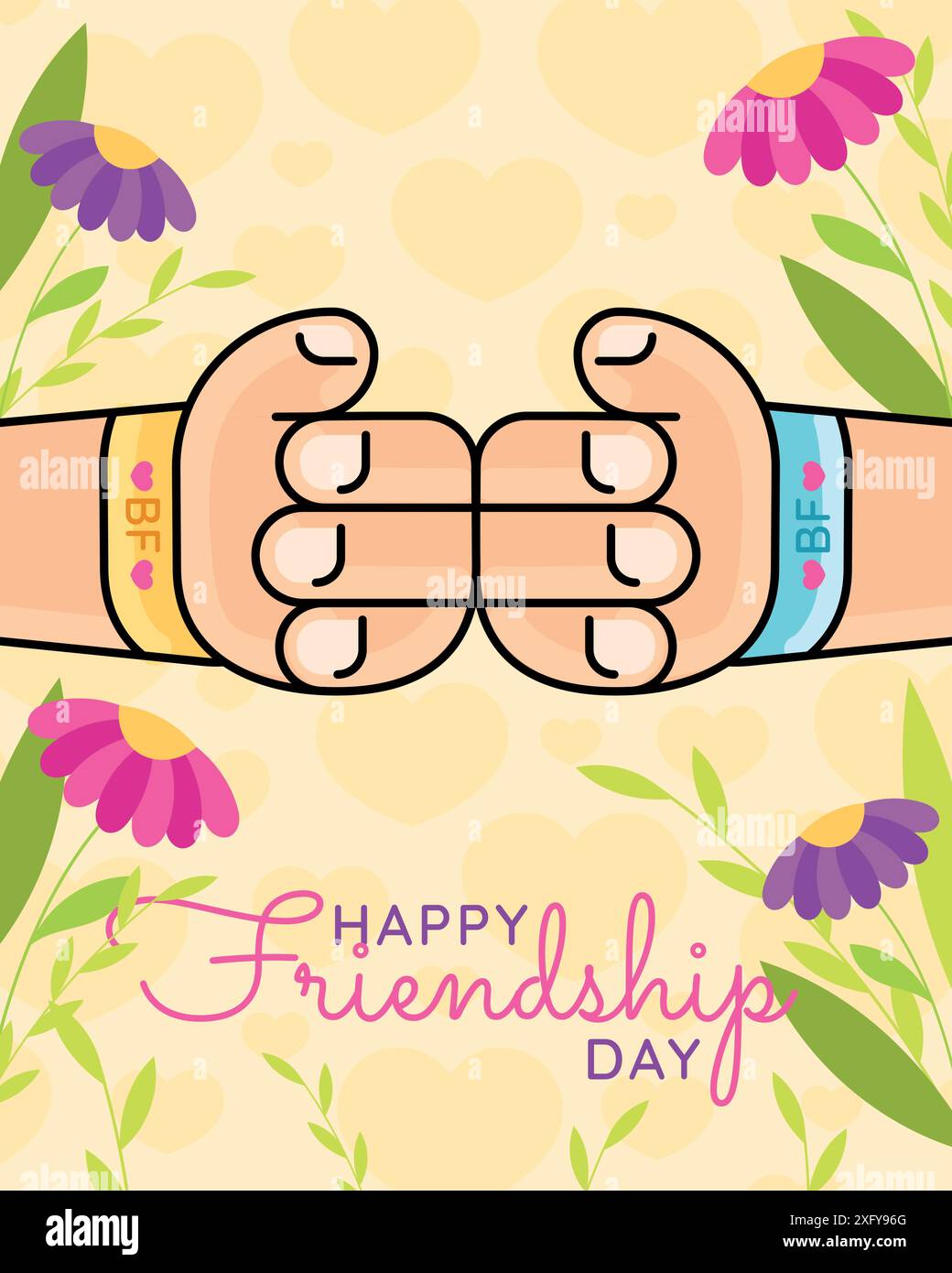 Fist bump partnership friendship concept Stock Vector Images - Alamy