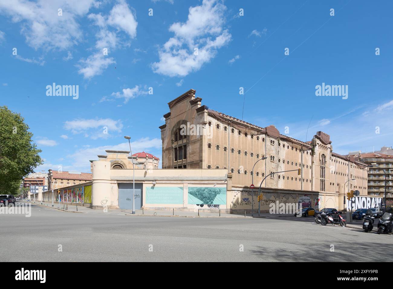 Barcelona, SPAIN - JULY 5, 2024: Barcelona Model Prison, a historic ...