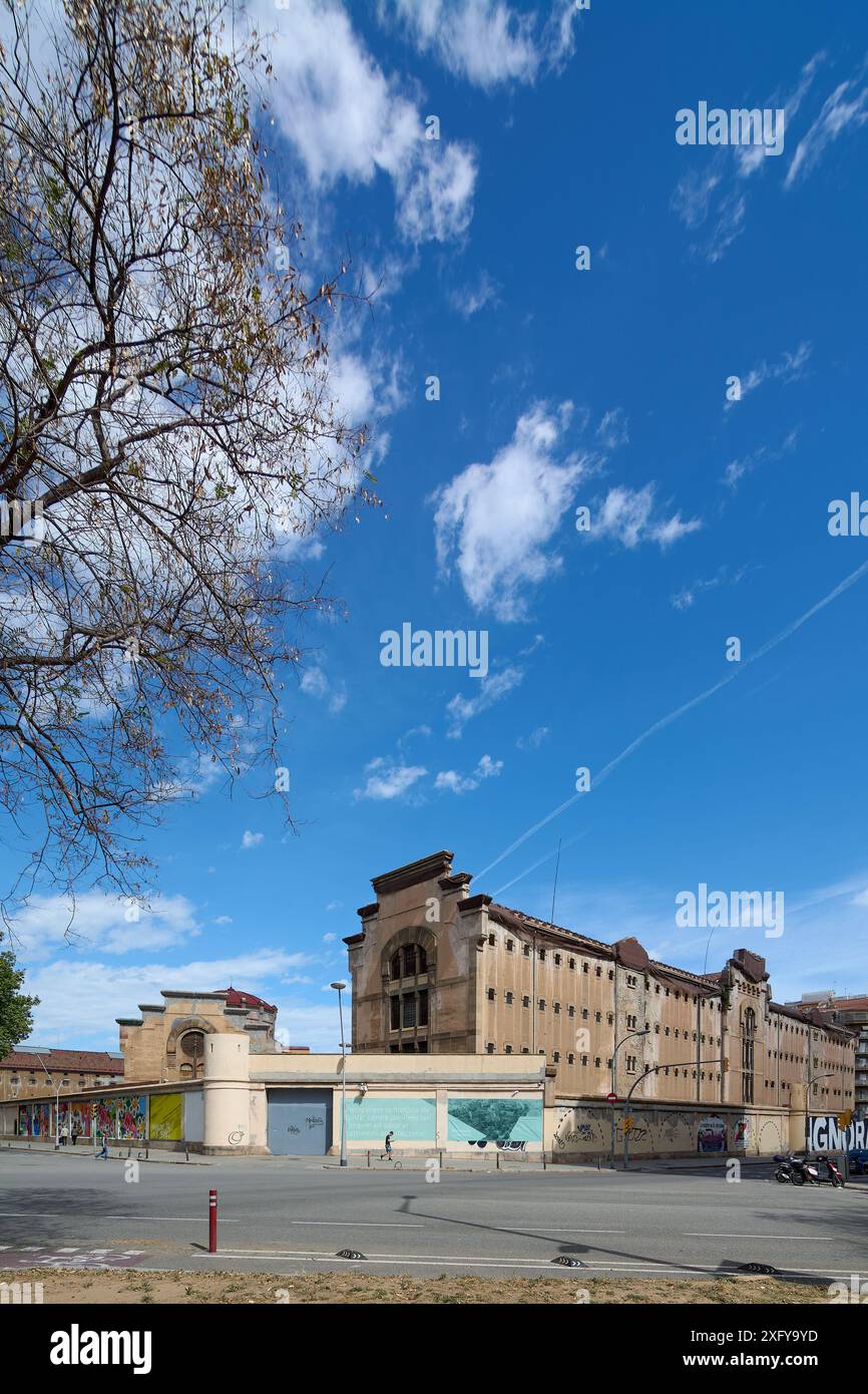 Barcelona, SPAIN - JULY 5, 2024: Model Prison in Barcelona, a building ...
