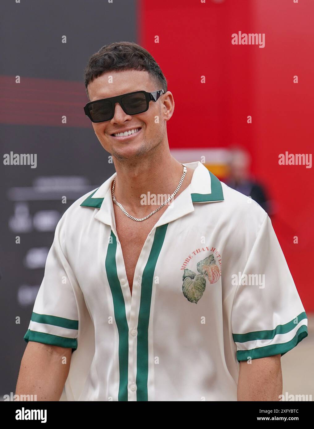 Joel Corry DJ, during the Formula One Qatar Airways British Grand Prix at the Silverstone ...