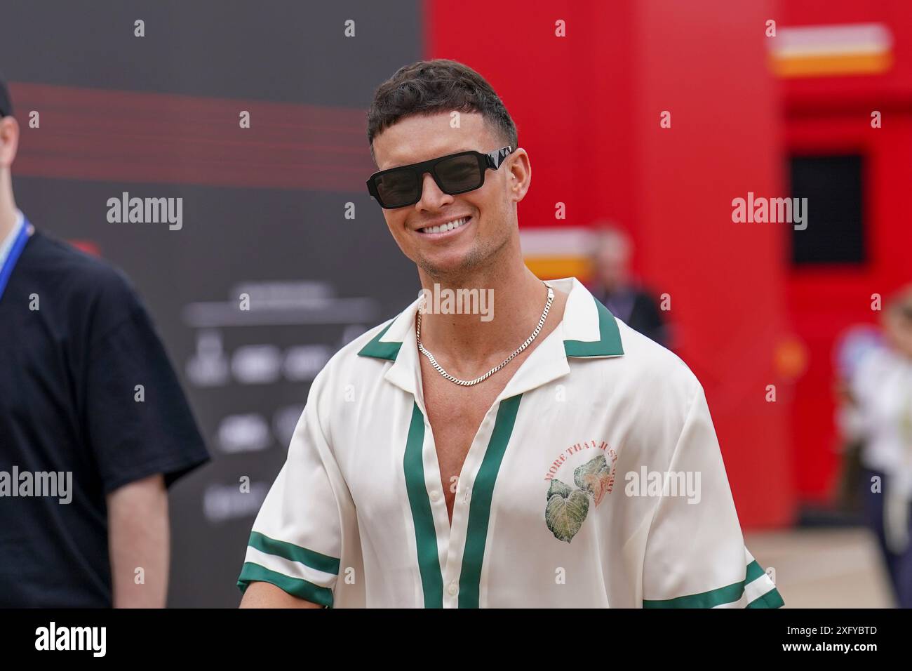 Joel Corry DJ, during the Formula One Qatar Airways British Grand Prix at the Silverstone ...