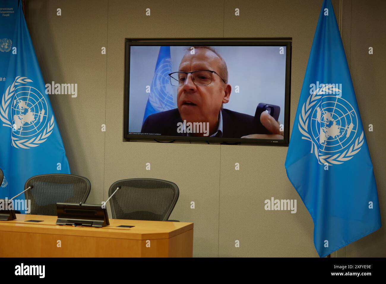 New York, New York, USA. 5th July, 2024. Mr. Simon Springett, Resident ...