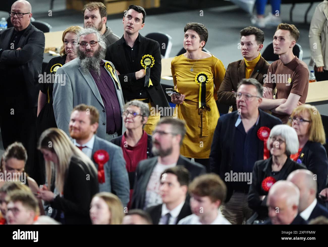 SNP Alison Thewliss watches on as results are declared at Emirates ...