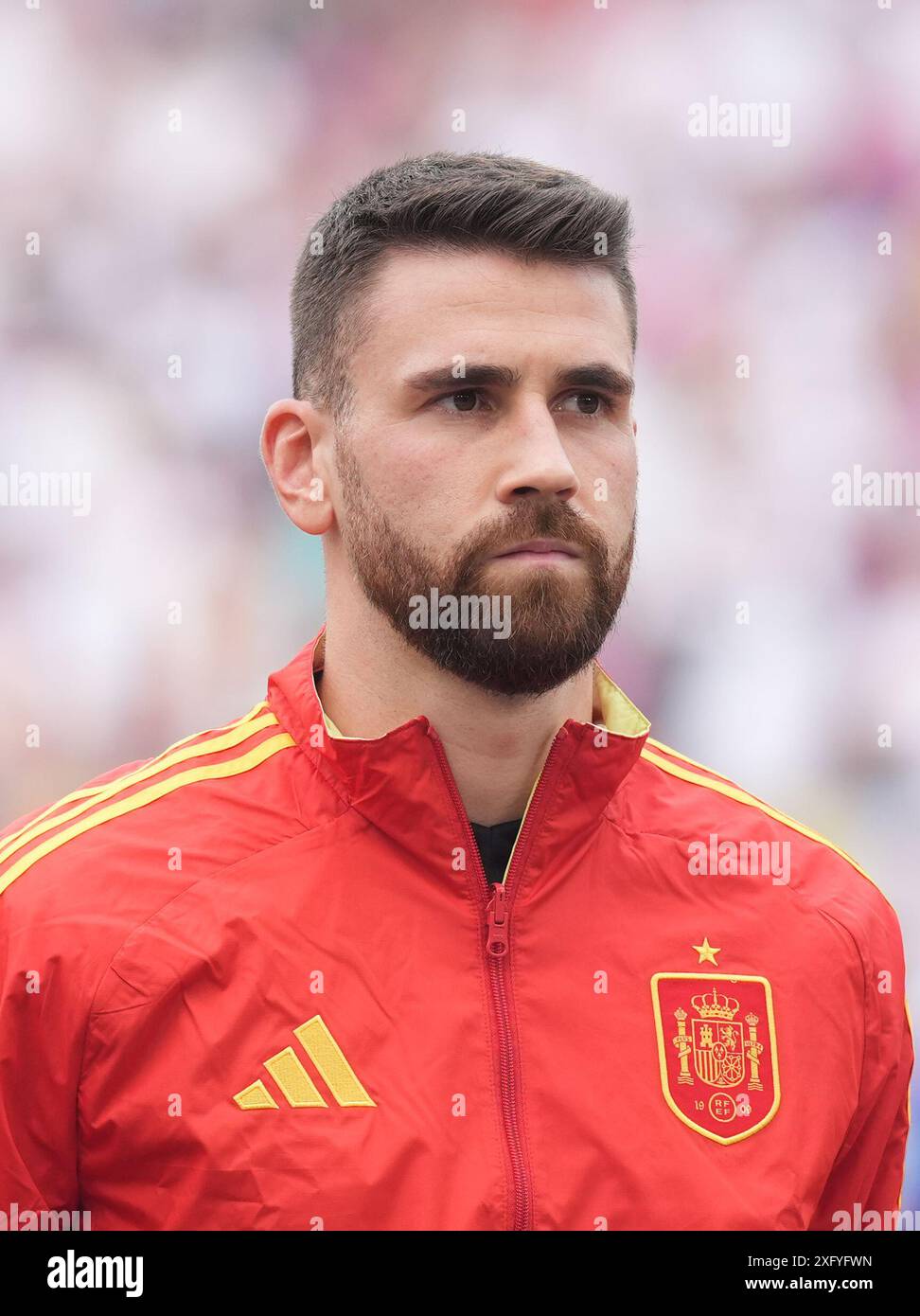 Spain's Unai Simon before the UEFA Euro 2024, quarter-final match at ...
