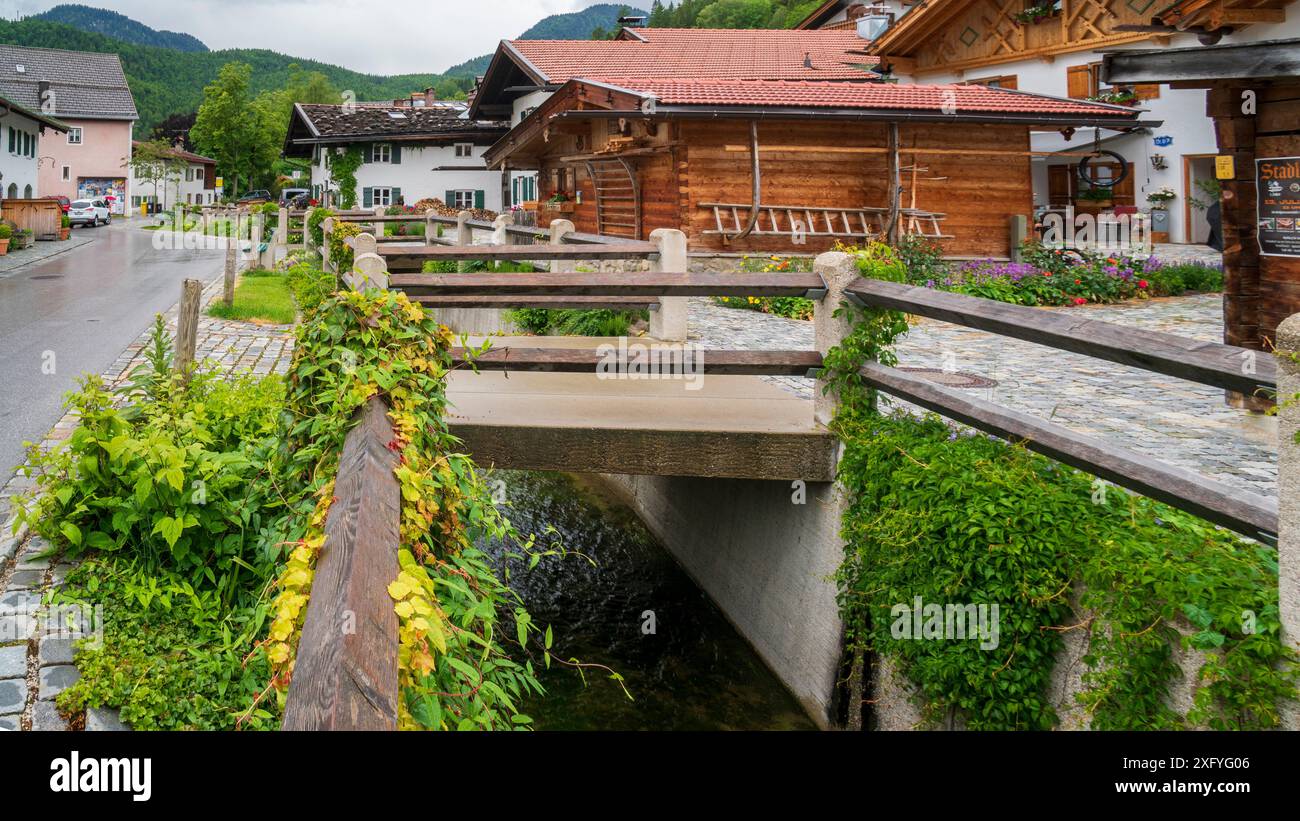 Germany, Bavaria, Mittenwald, right next to the historic old town is ...