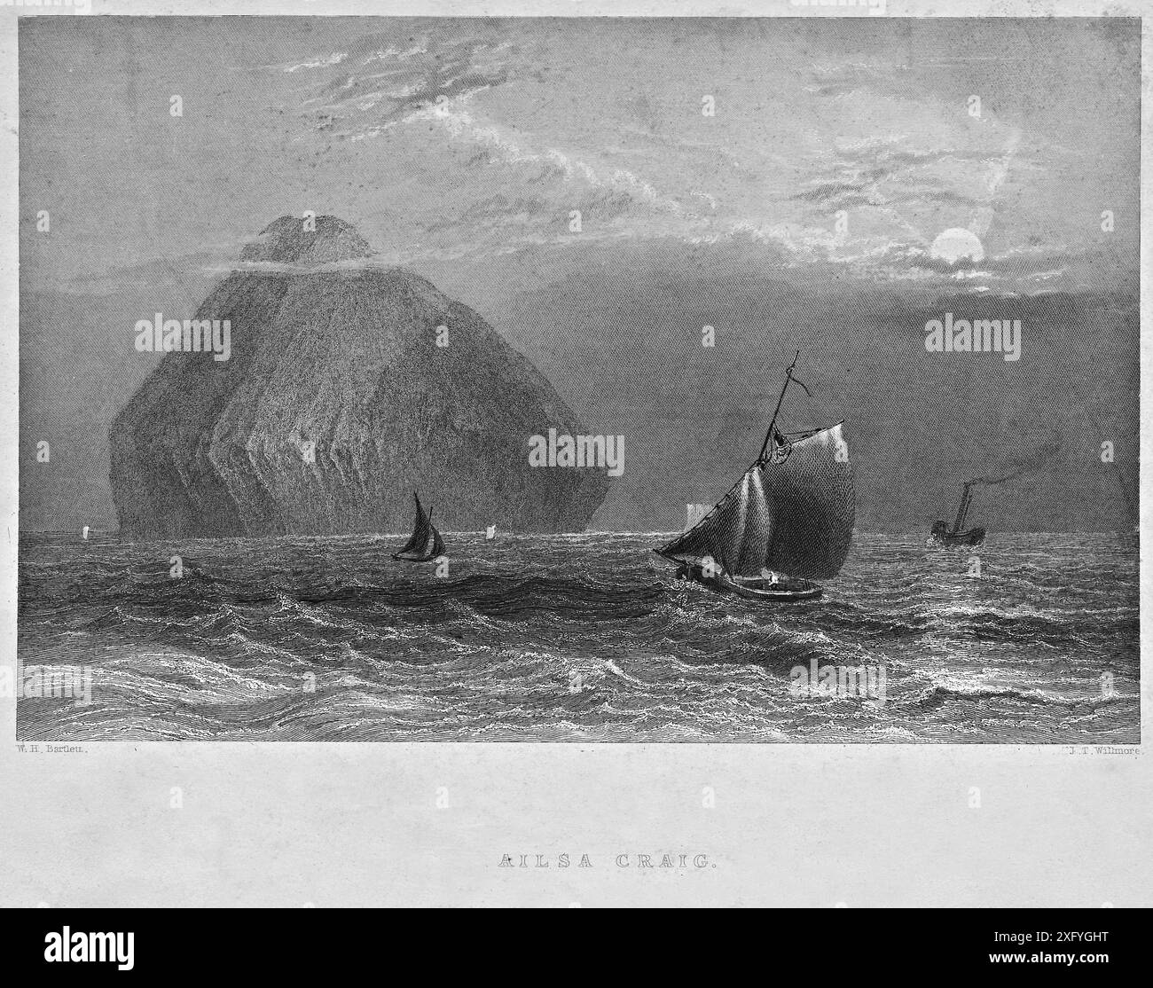 Ailsa craig firth clyde Black and White Stock Photos & Images - Alamy