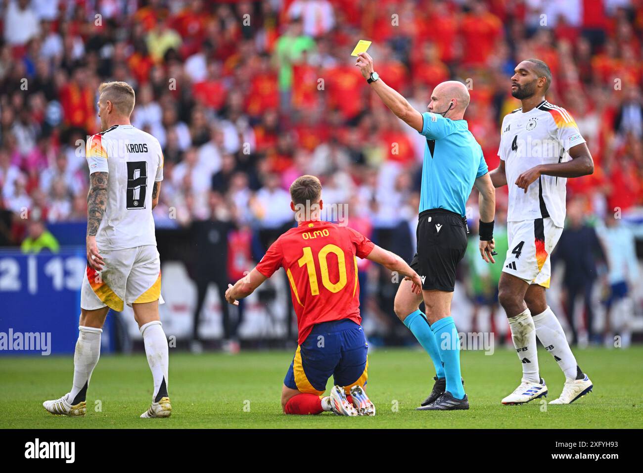 05 July 2024, Baden-Württemberg, Stuttgart: Soccer, UEFA Euro 2024 ...