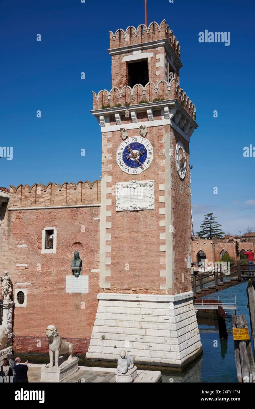 Tower at the Arsenal in Venice Stock Photo - Alamy