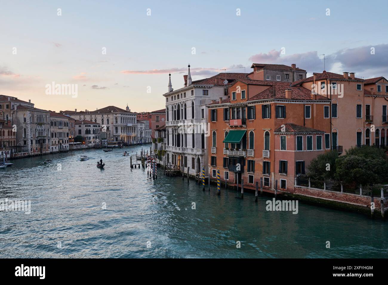 Venice, city view after sunset Stock Photo - Alamy