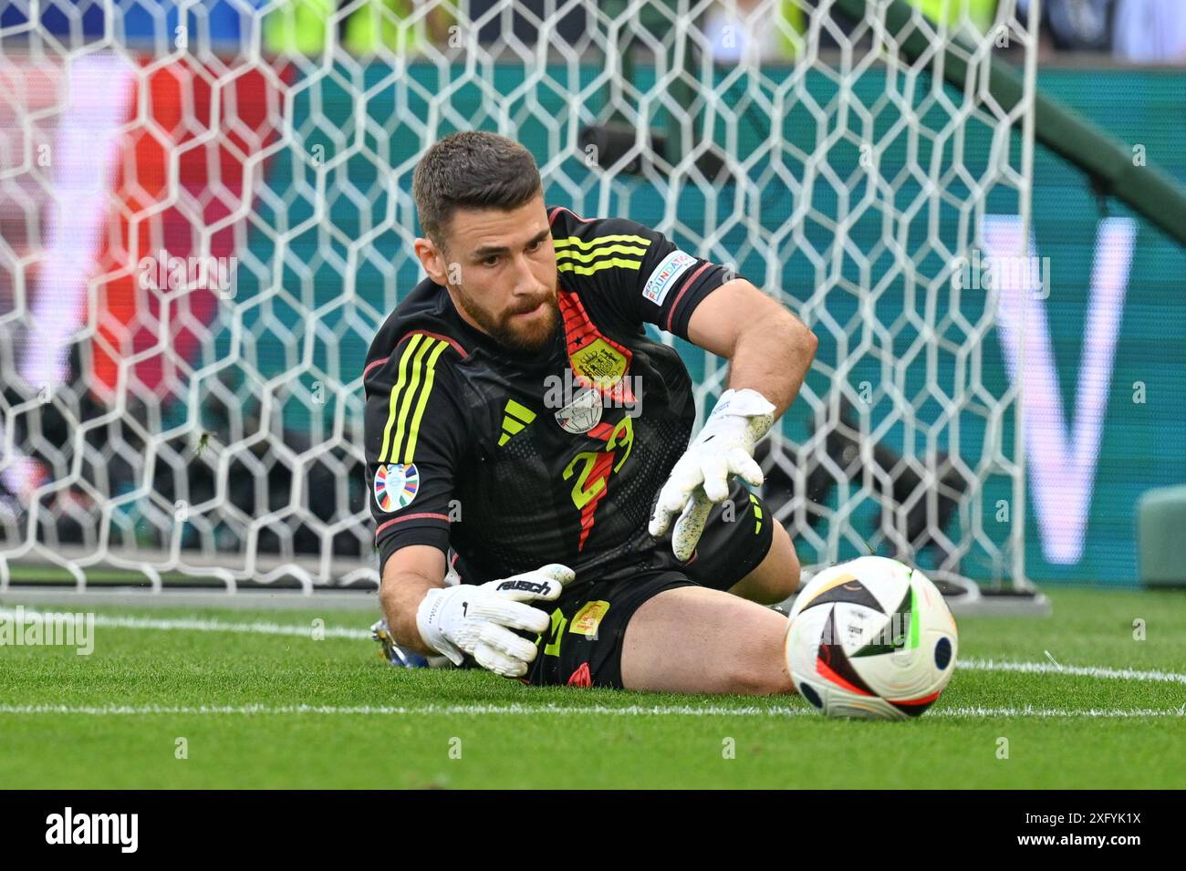 Stuttgart, Germany. 05th July, 2024. goalkeeper Unai Simon (23) of ...