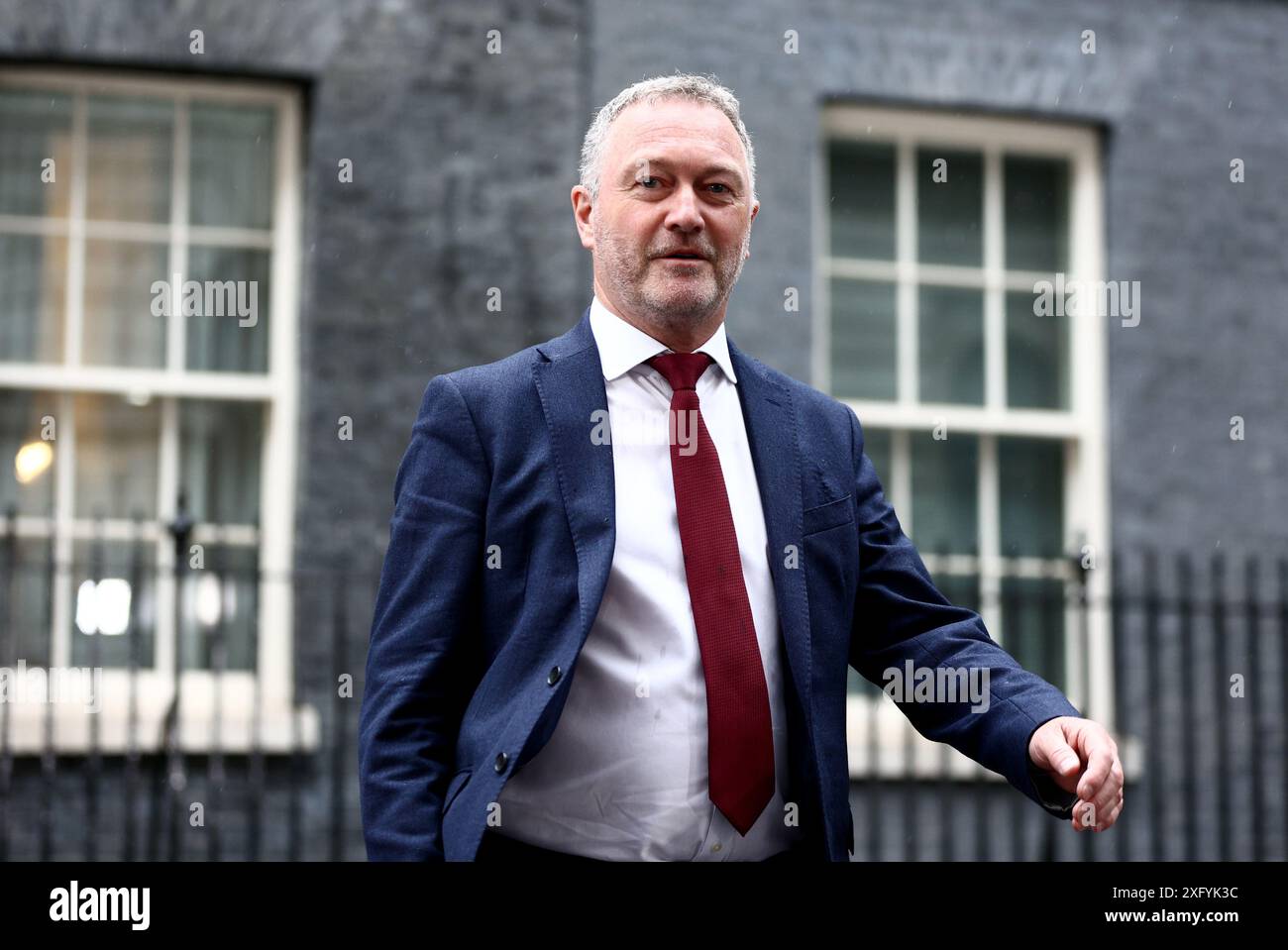 Labour MP Steve Reed leaves 10 Downing Street, London, after being ...