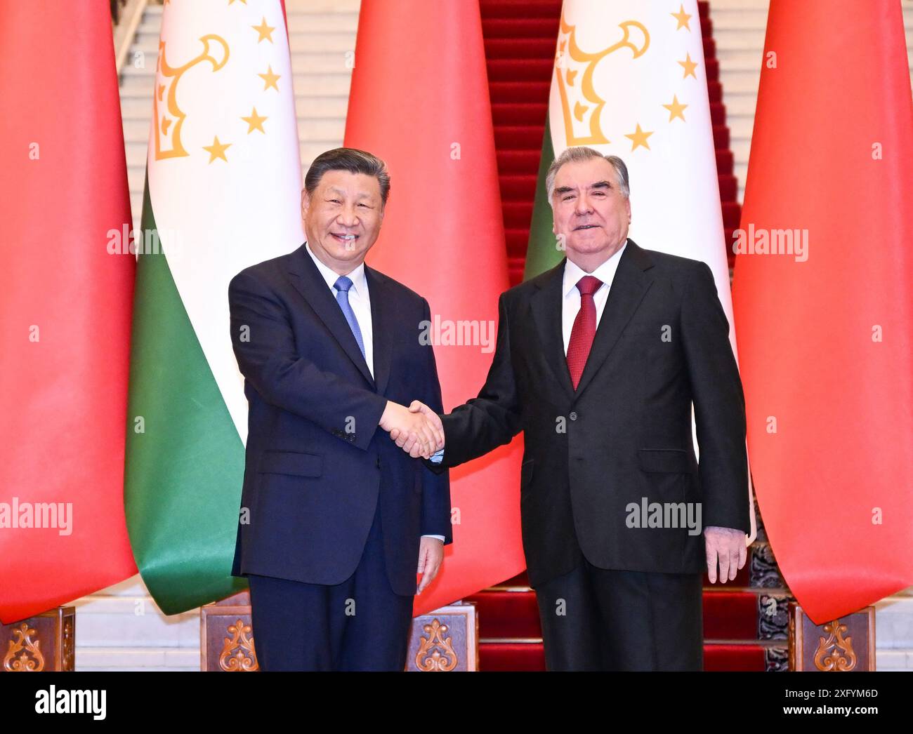 Dushanbe, Tajikistan. 5th July, 2024. Chinese President Xi Jinping ...