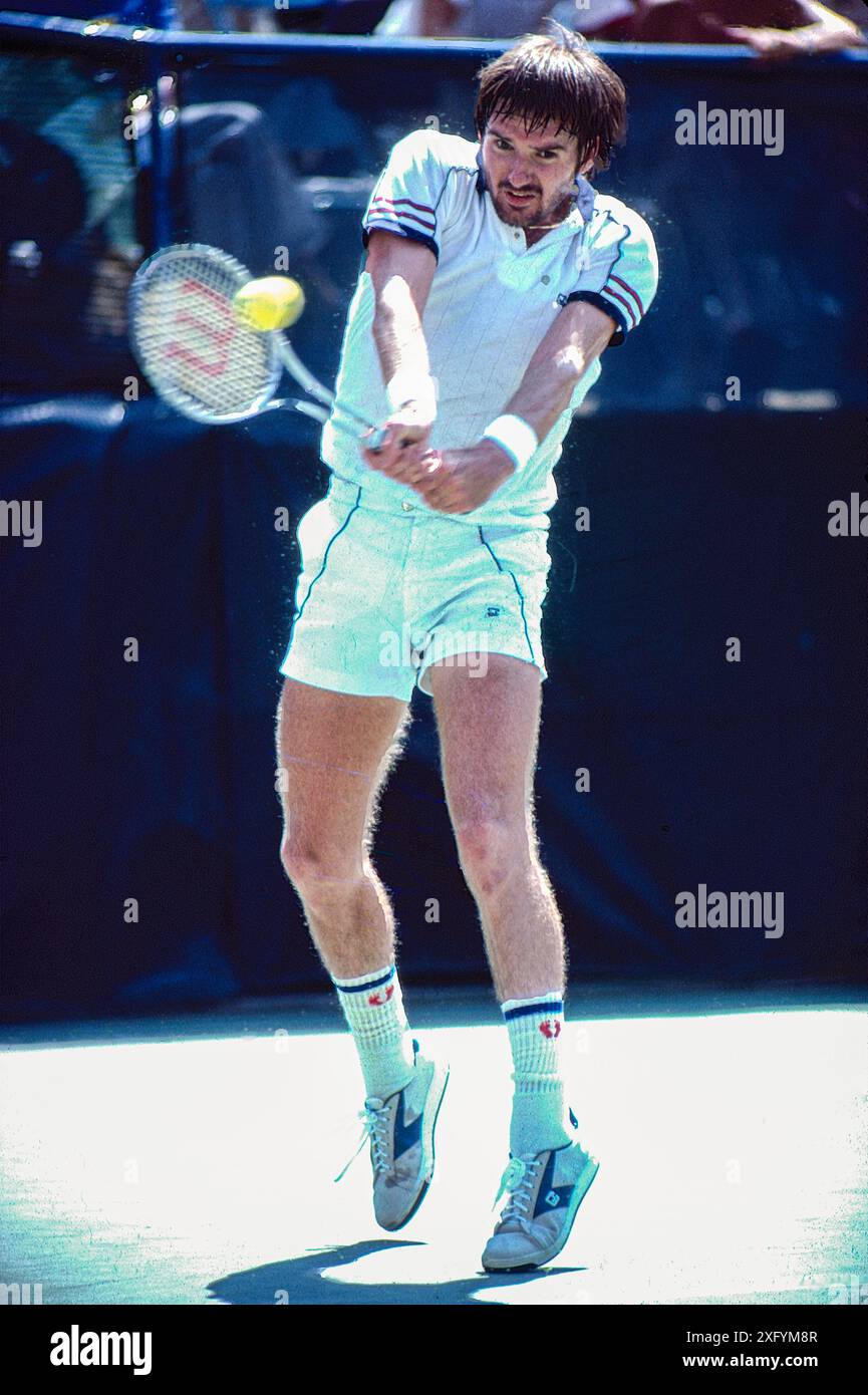 Jimmy Connors at the 1980 US Open Tennis Stock Photo - Alamy