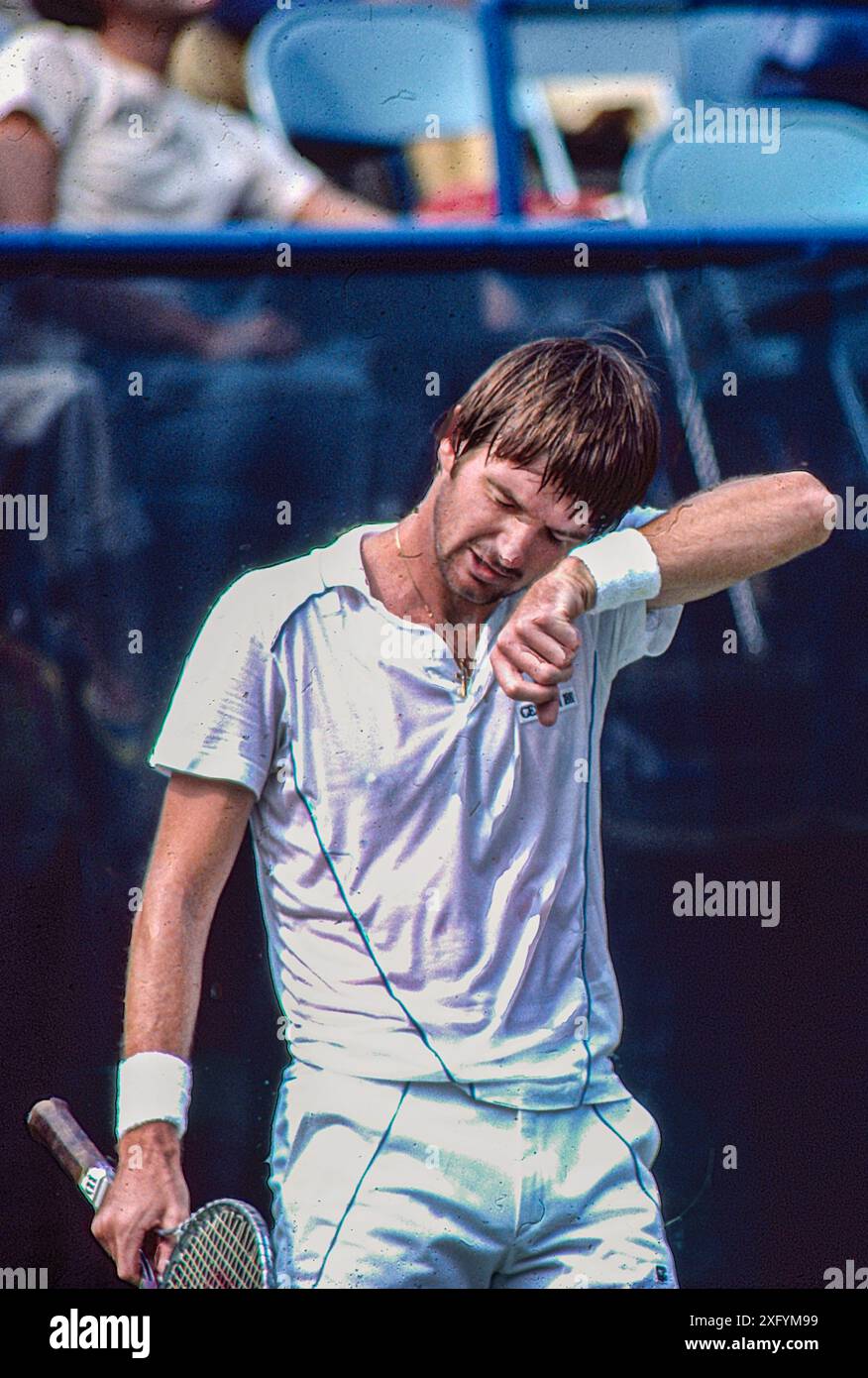 Jimmy Connors at the 1980 US Open Tennis Stock Photo - Alamy